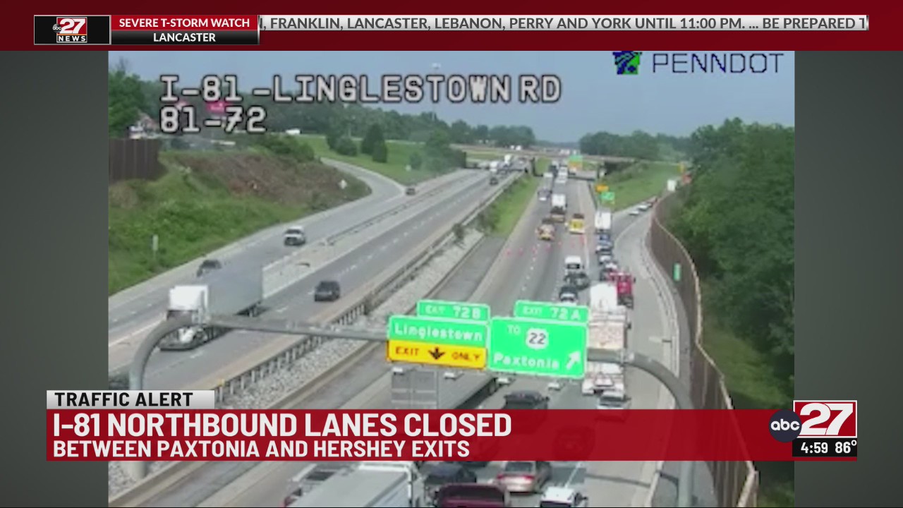Crash closes part of I-81N – ABC27