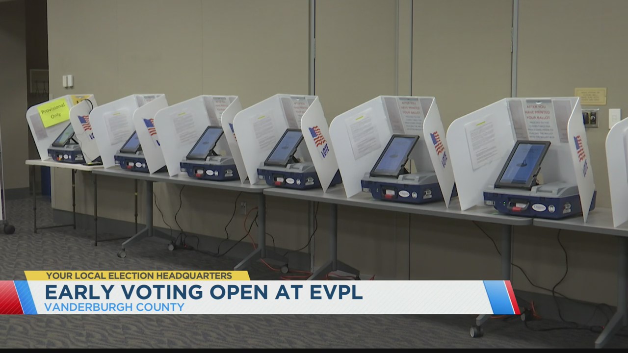 EVPL Opens Doors for Early Voting – Eyewitness News (WEHT/WTVW)