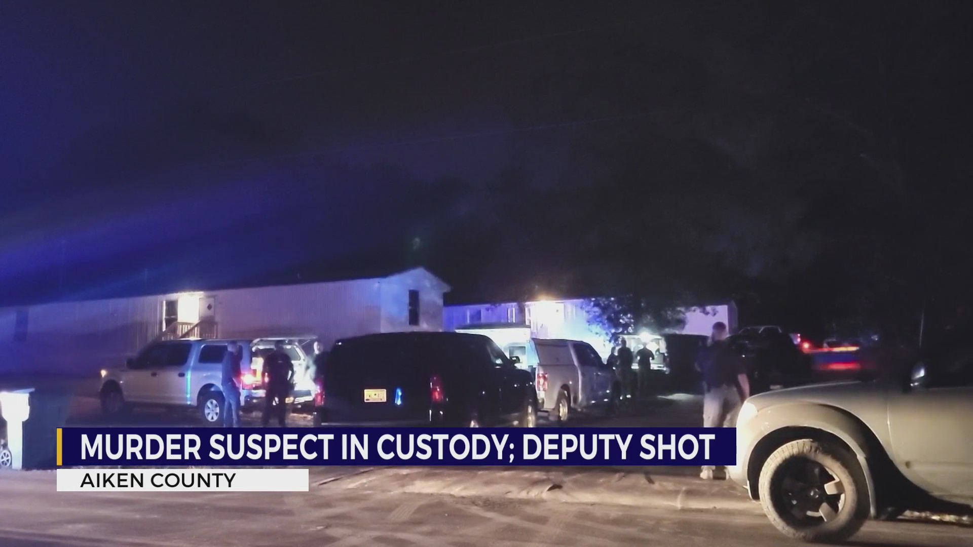 Murder suspect in custody; deputy shot in Aiken County – WJBF