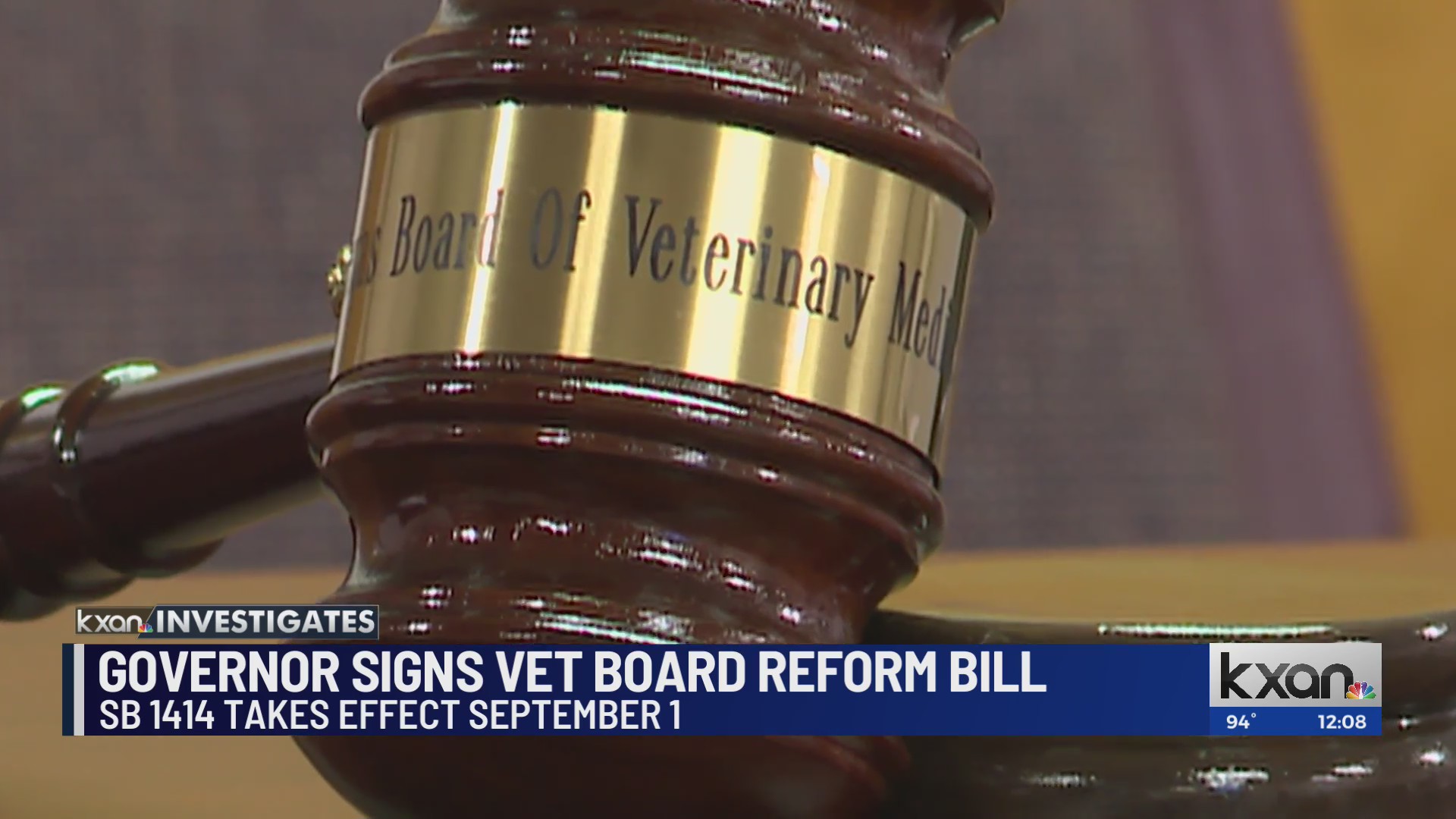 Governor signs bill for four years of Texas Veterinary Board oversight ...