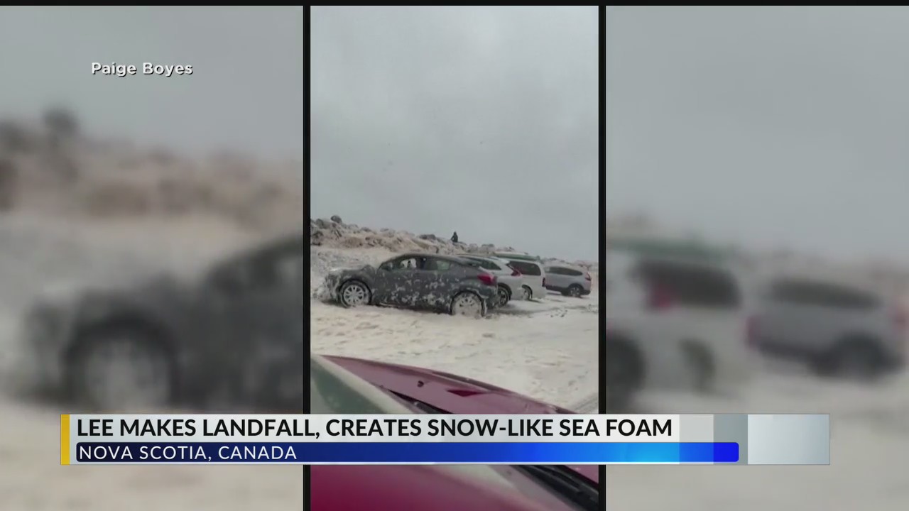 Snow-like sea foam – WKBN.com