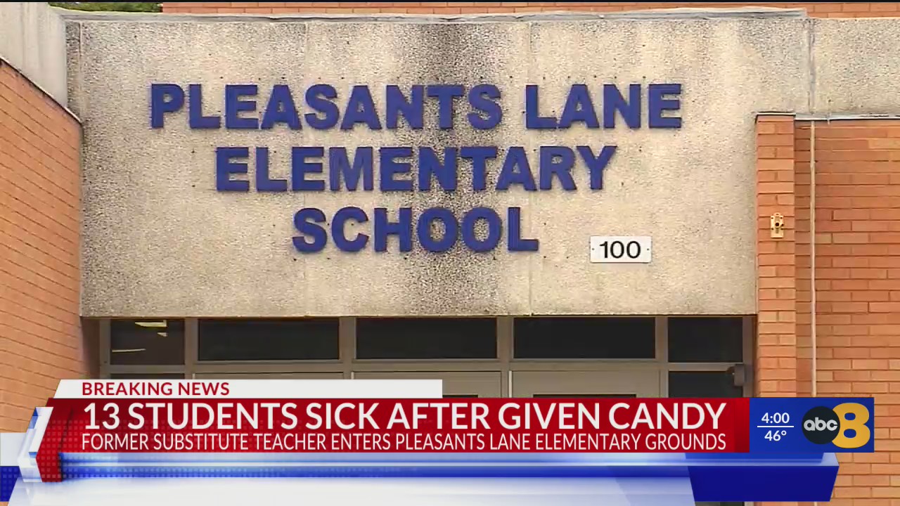Former substitute teacher gives candy to students at Pleasants Lane ...