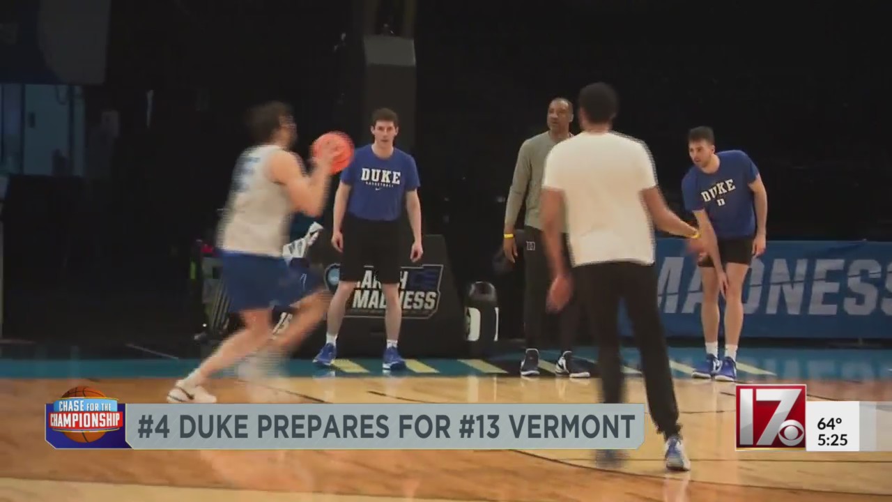 Duke prepares to face Vermont in Chase for the Championship – CBS17.com