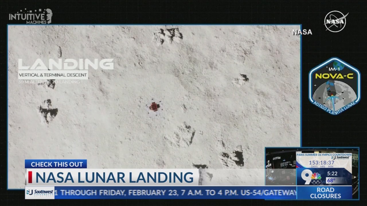 Private lander makes first US moon landing in more than 50 years – KTSM 9 News