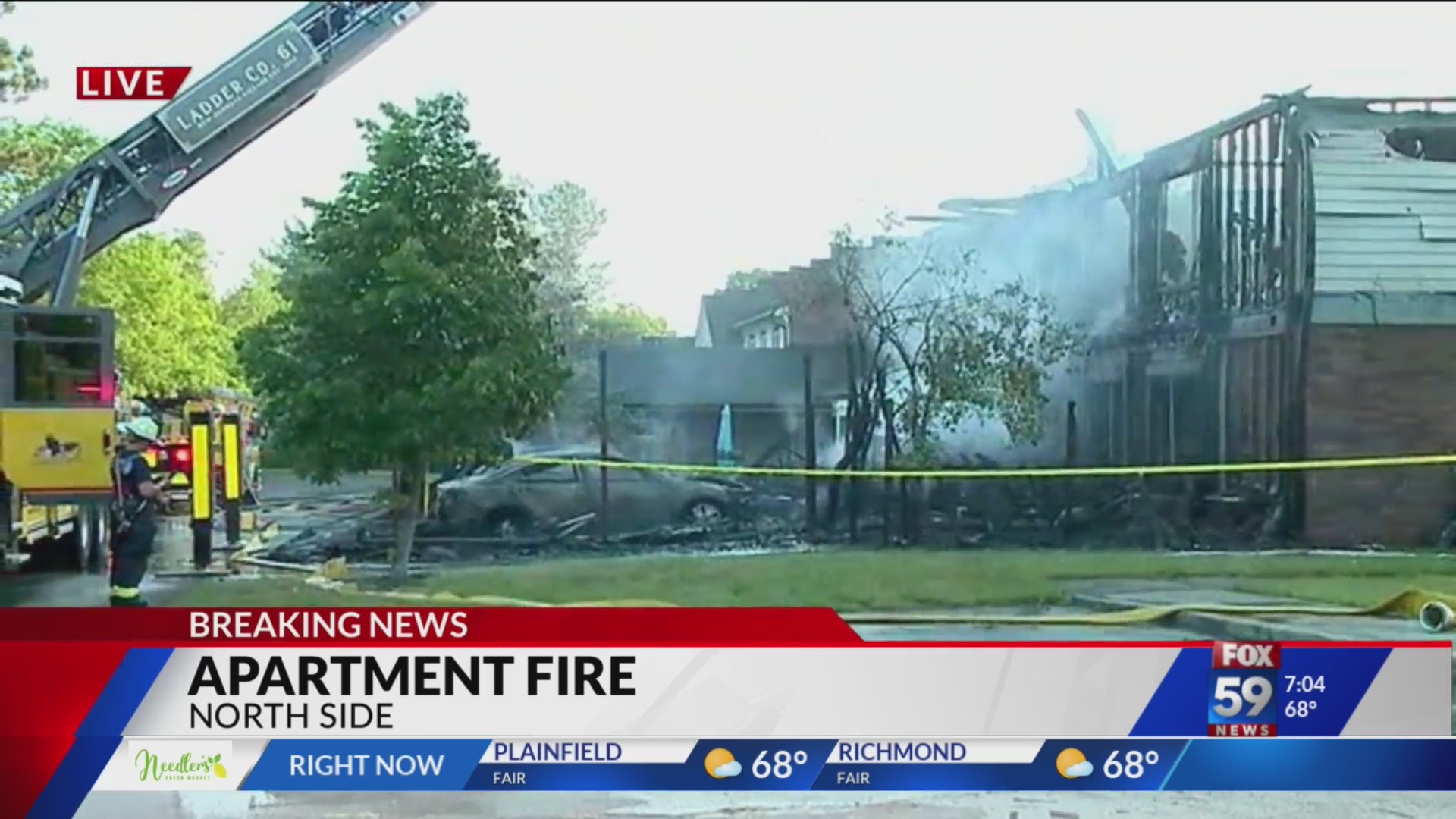 Heavy damage after apartment fire on Indy’s north side – Fox 59