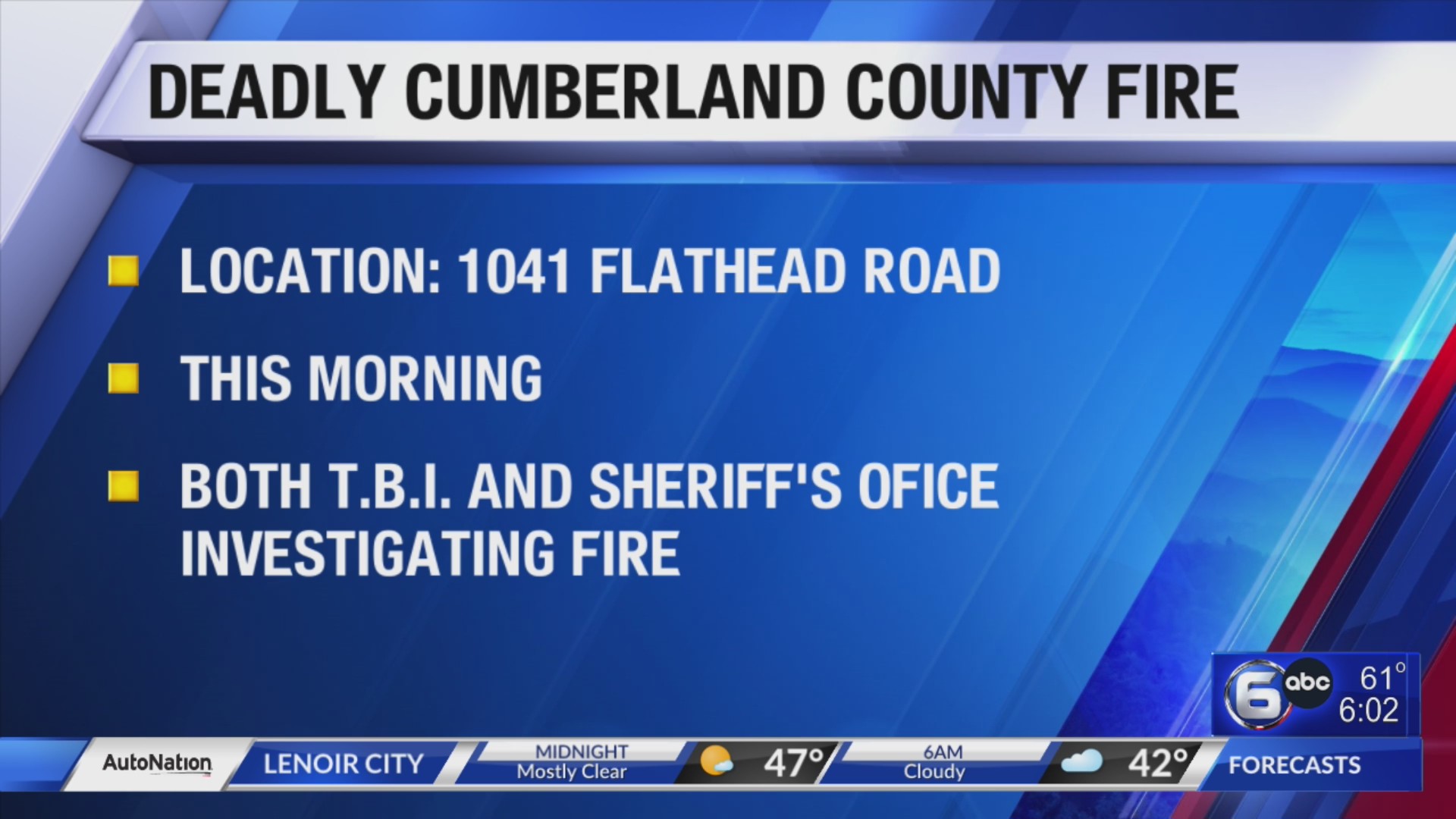 Deadly Cumberland County Fire – WATE 6 On Your Side