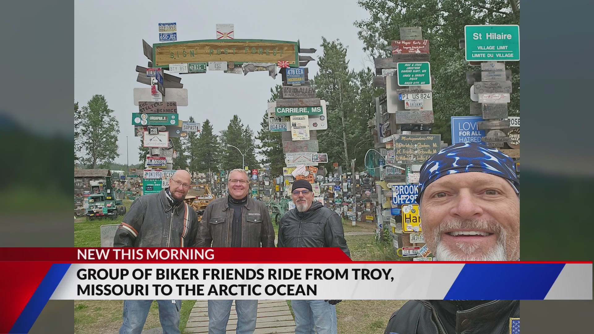 Group of biker friends ride from Troy Missouri, to Arctic Ocean – FOX 2
