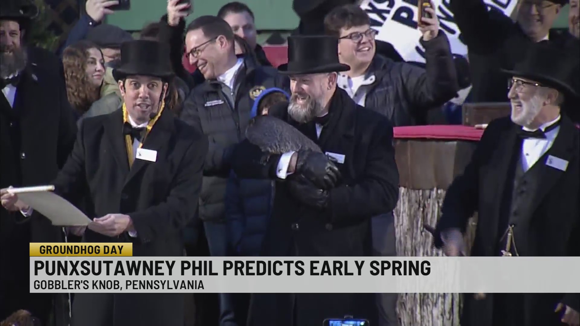 Punxsutawney Phil predicts early spring – WSPA 7NEWS