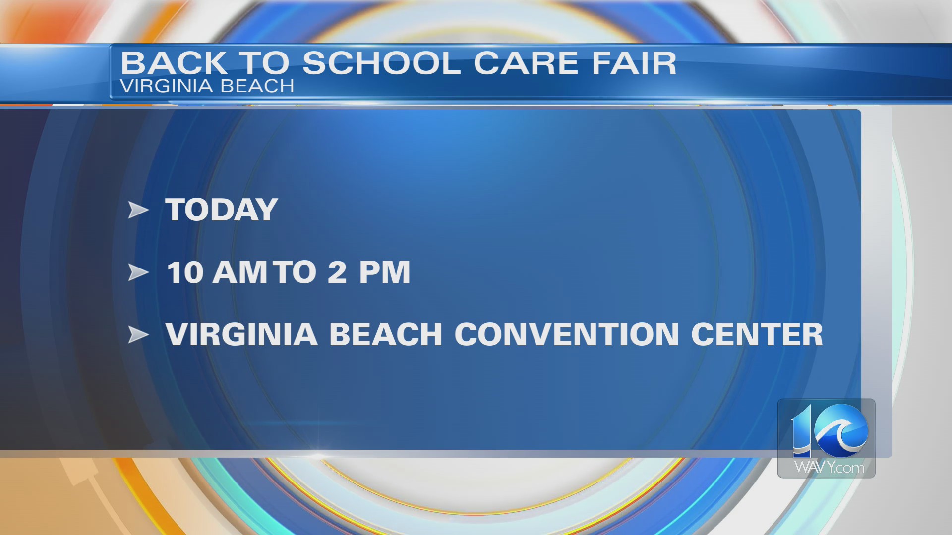 VBCPS is hosting a back to school care fair – WAVY.com