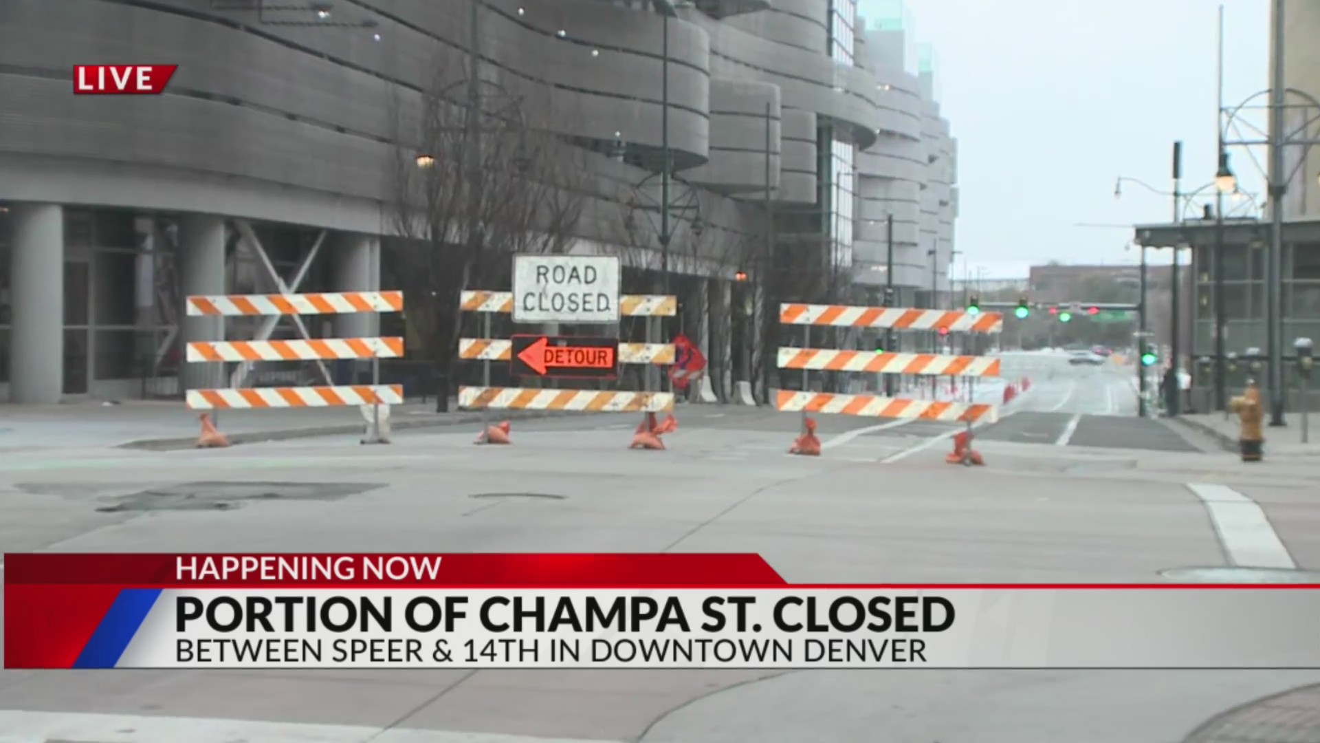 Road closures around Colorado Convention Center through holiday weekend ...