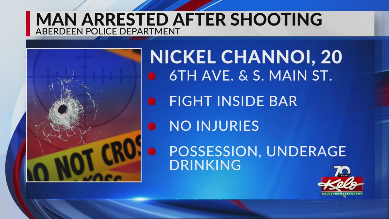 Bar fight leads to shooting, arrest in Aberdeen – KELOLAND.com
