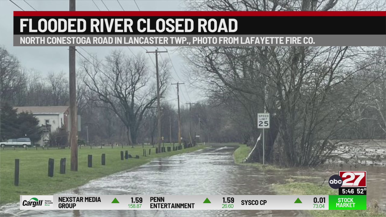 Flooding shuts down Lancaster County road – ABC27