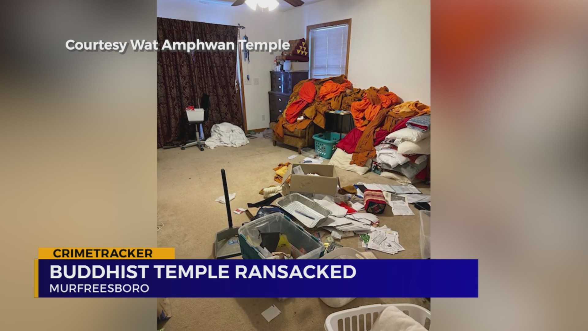 Buddhist temple ransacked in Murfreesboro – WKRN News 2