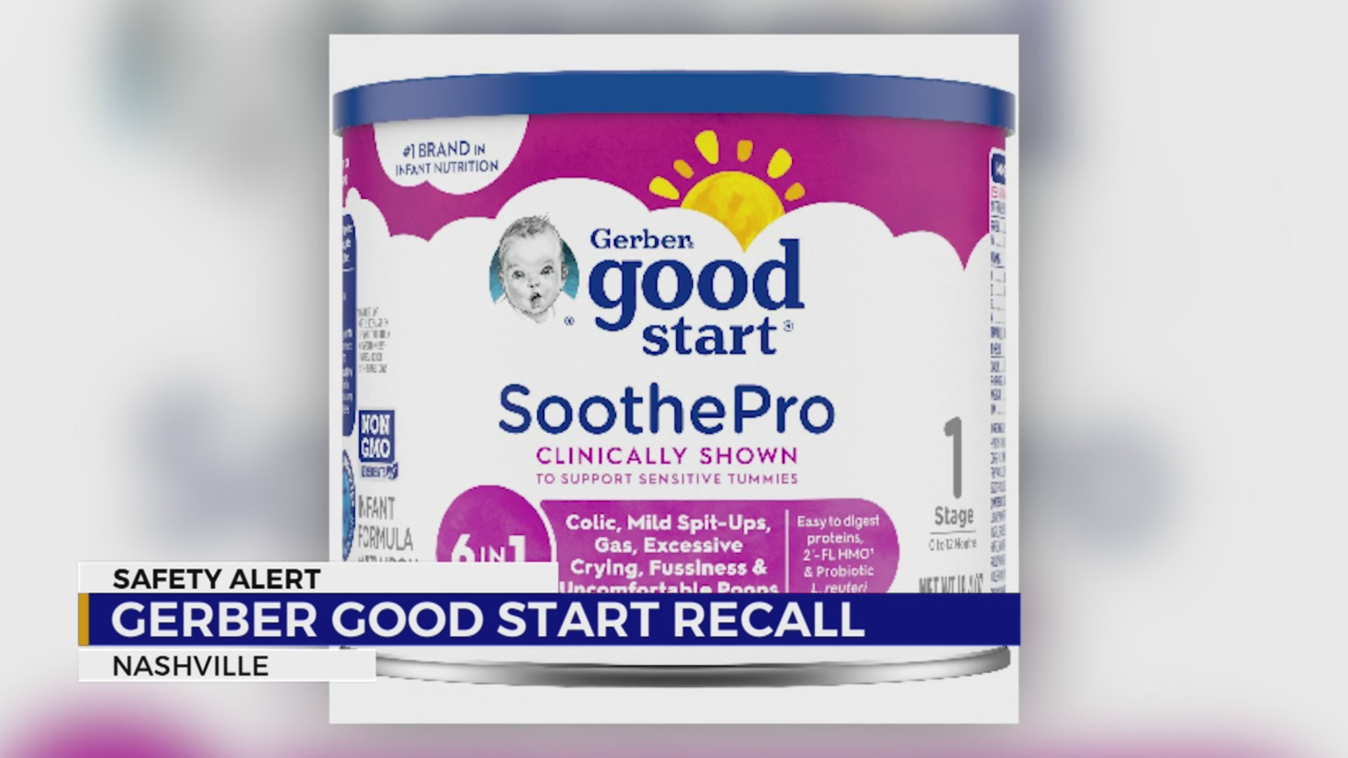 Gerber formula recalled in Tennessee – WKRN News 2