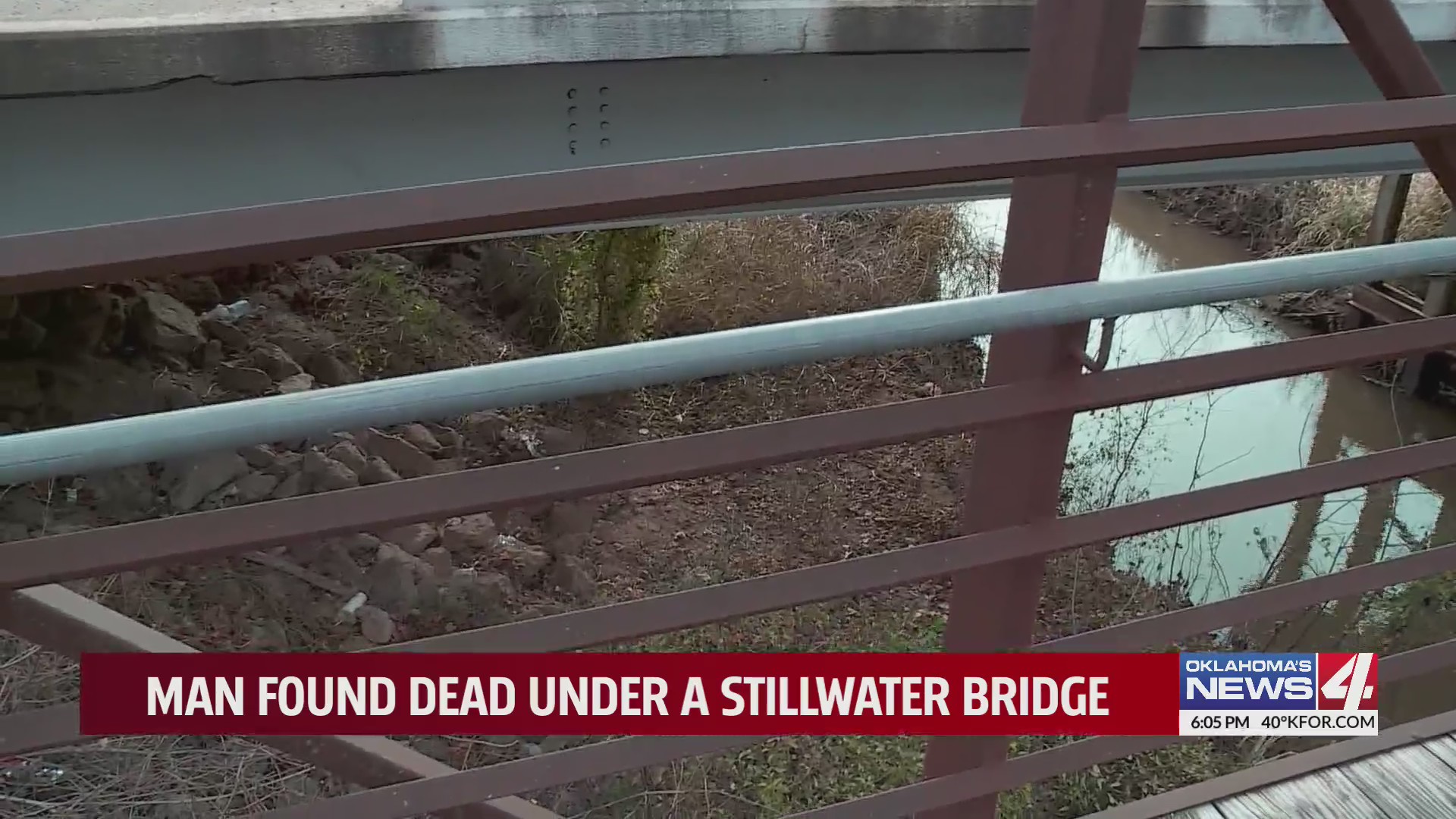 Man found dead under a Stillwater bridge – KFOR.com Oklahoma City