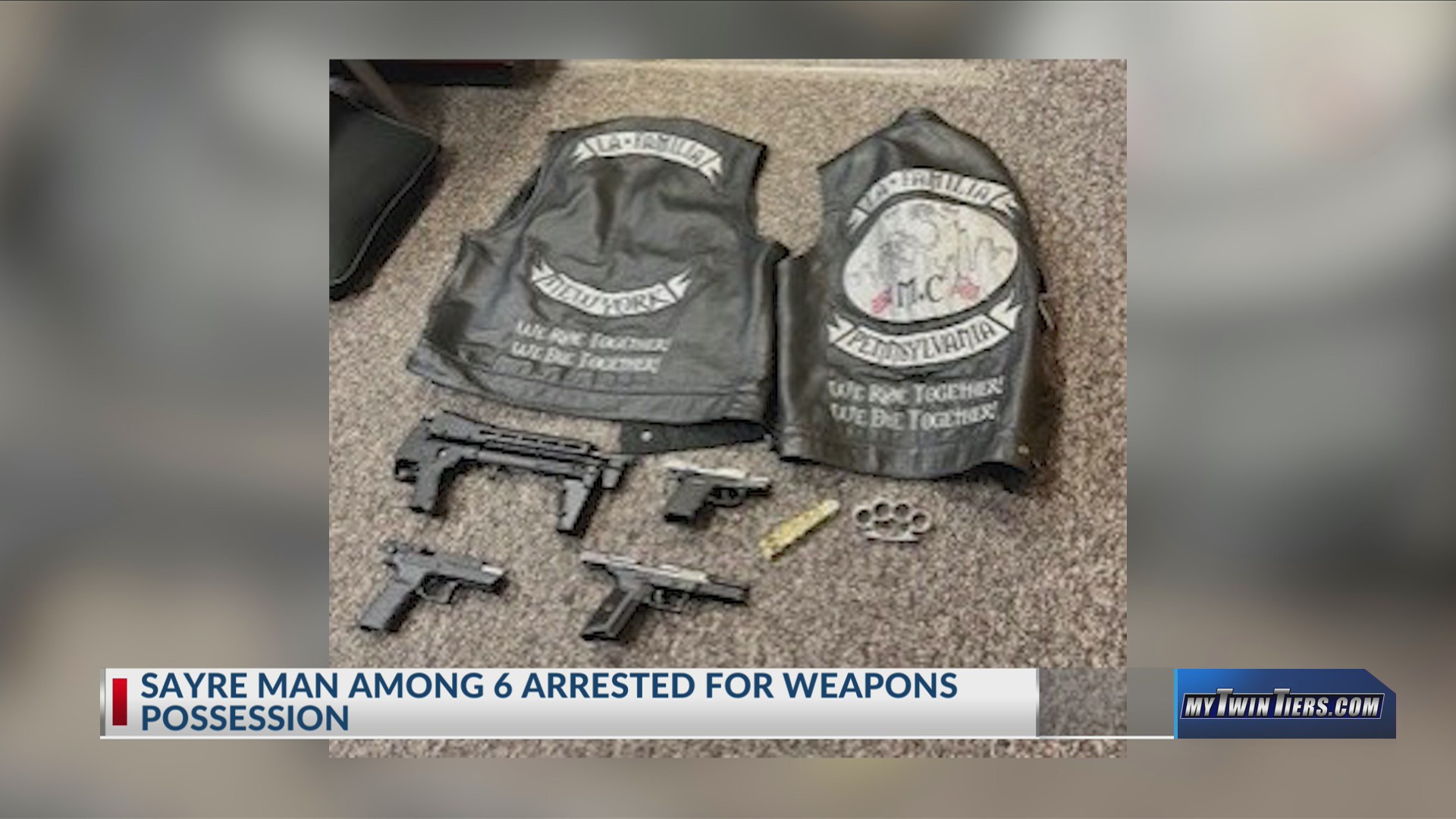 Sayre man among 6 arrested for weapons possession – WETM – MyTwinTiers.com
