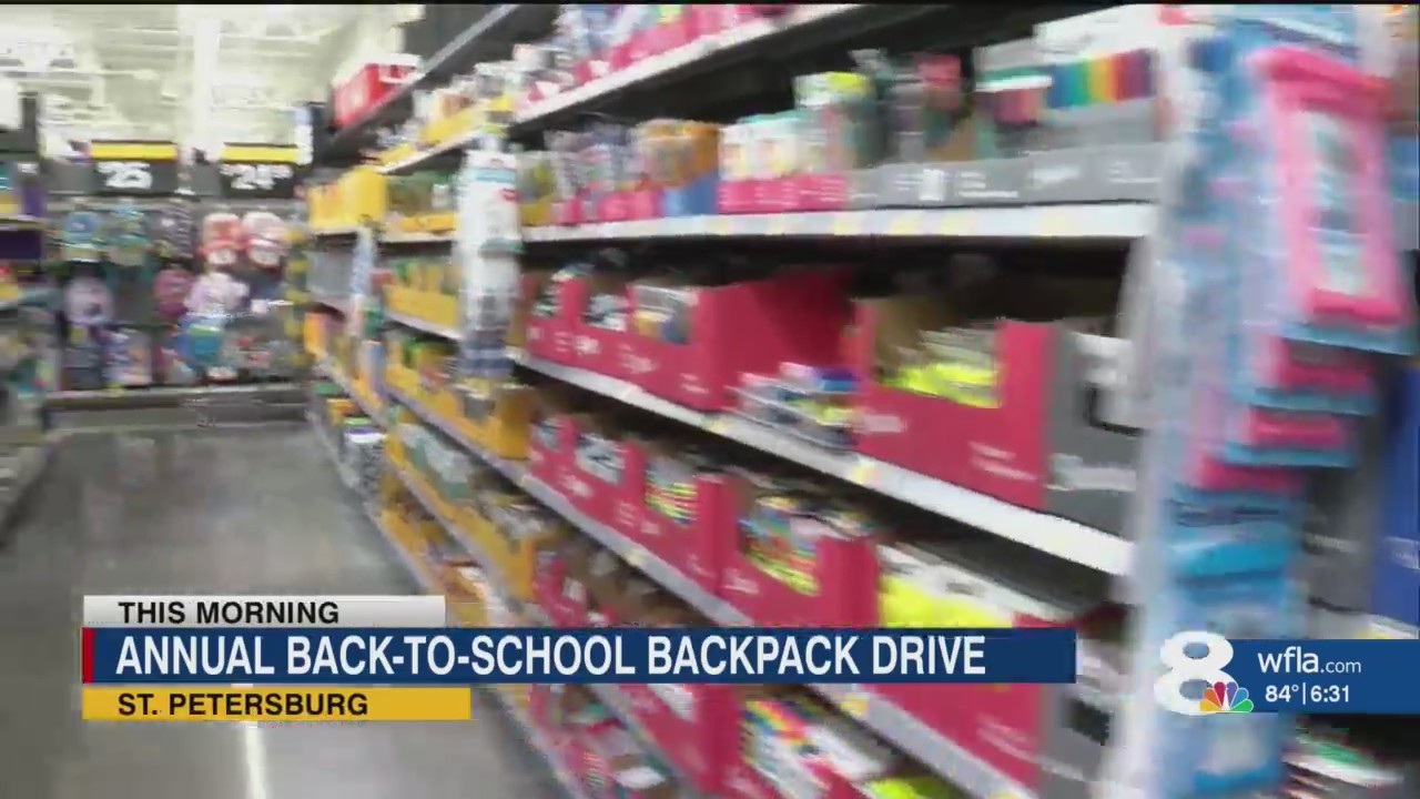 Back-to-school backpack drive kicks off in Pinellas Park – WFLA