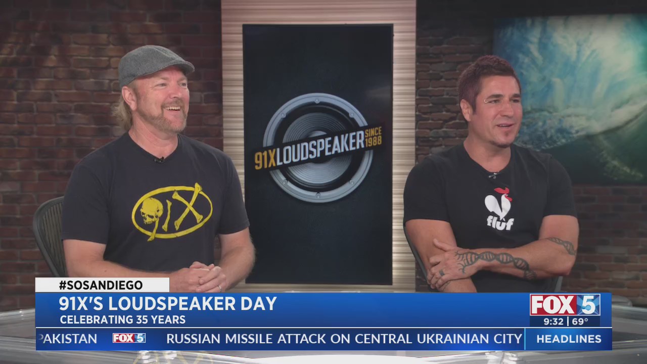 91X’s Loudspeaker Celebrates 35 years – FOX 5 San Diego & KUSI News