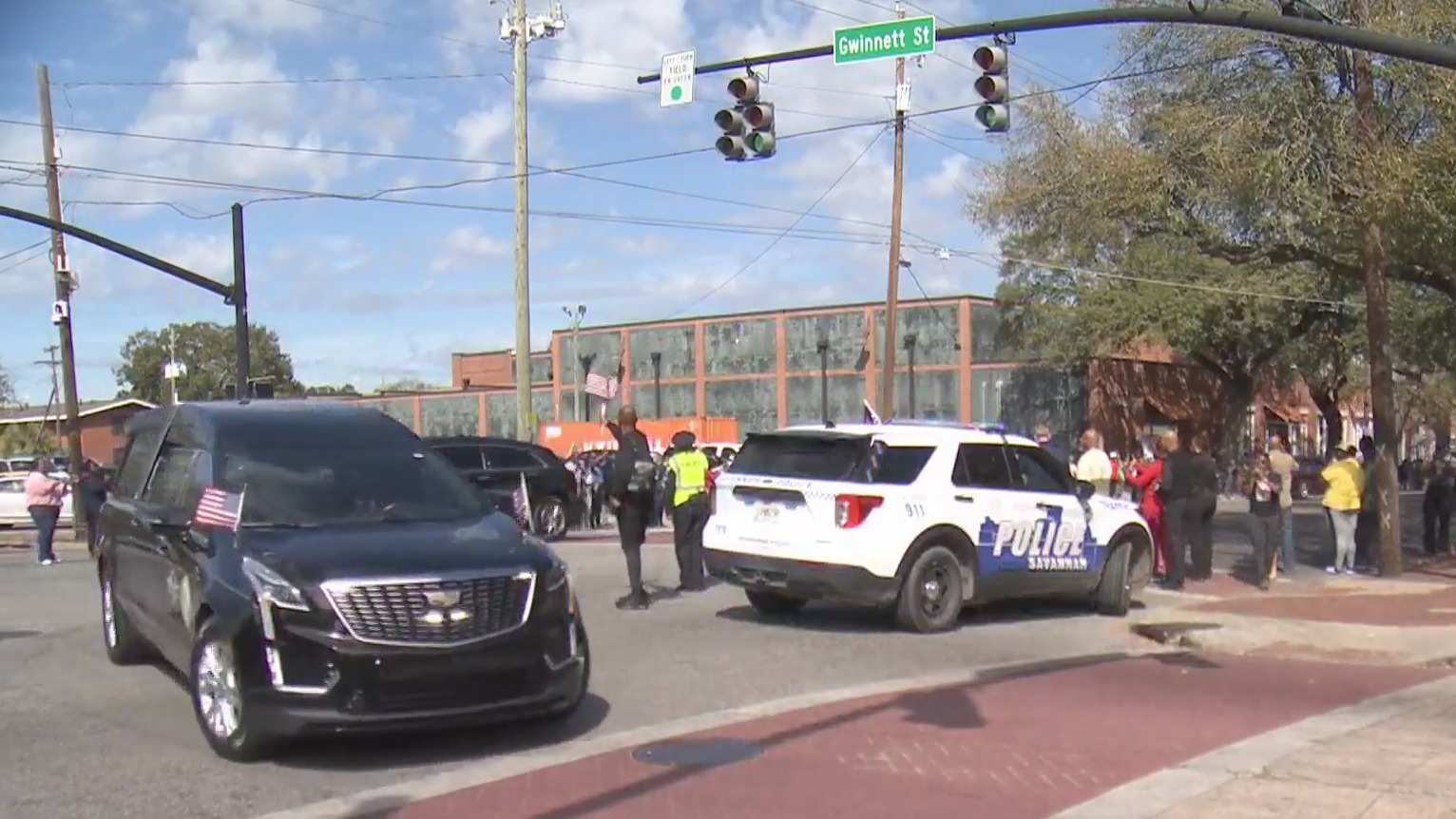Motorcade procession for Sgt. Breonna Moffett – WSAV-TV