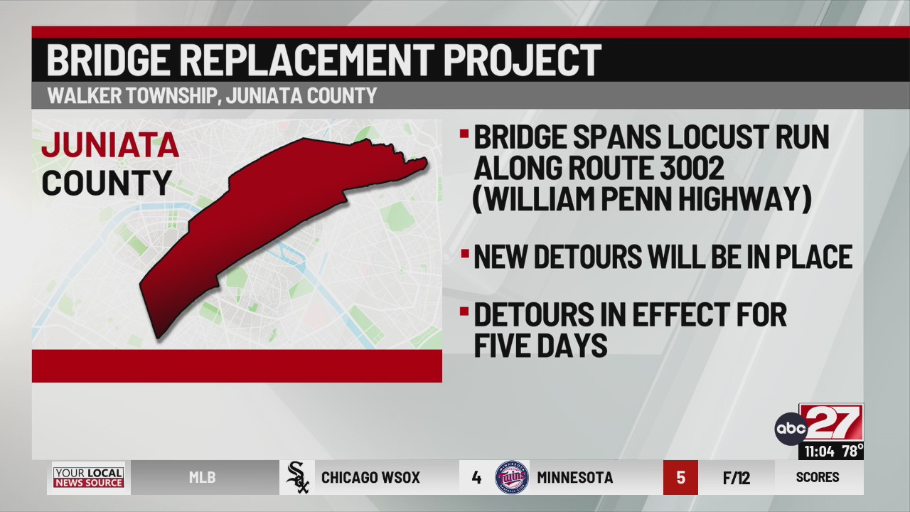 Juniata County bridge project set to begin – ABC27