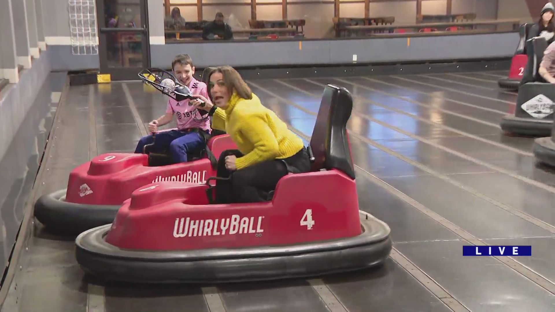 Around Town – Whirlyball’s ‘Beat the Brewer’ – WGN-TV