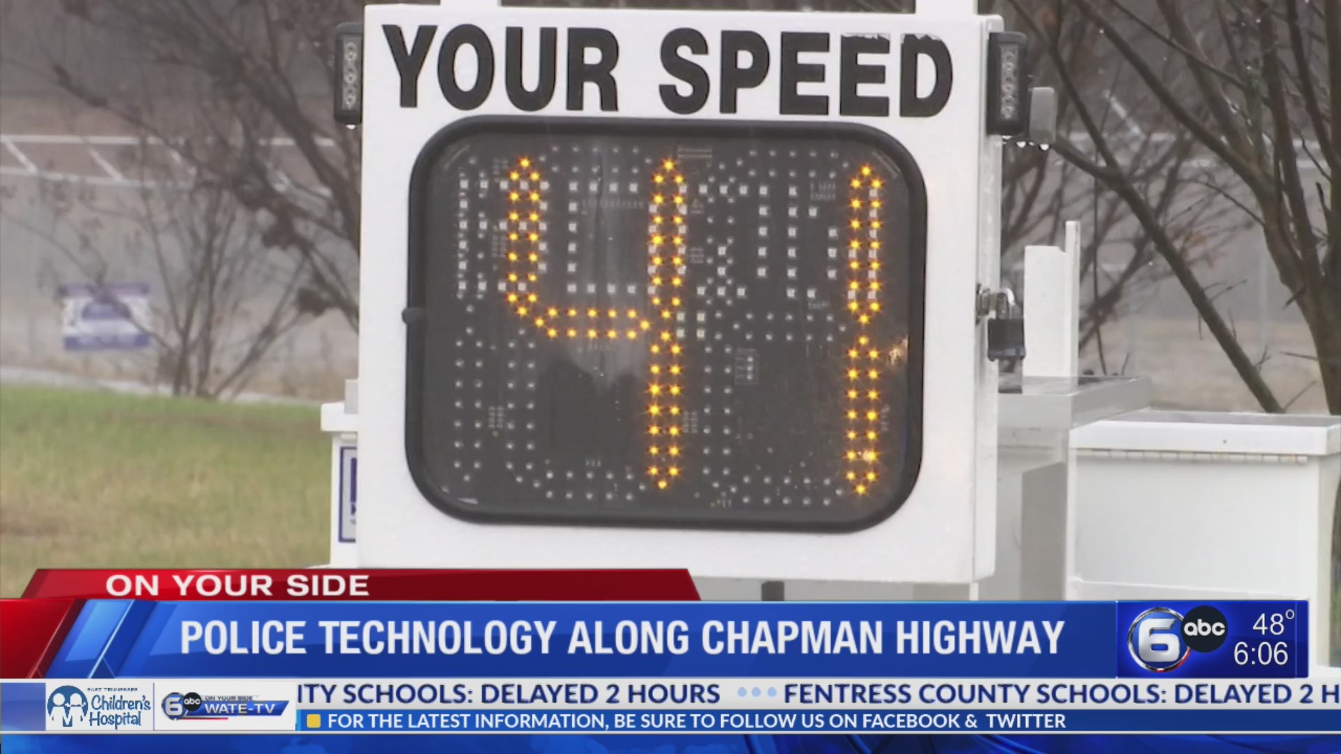 Speed radar deployed on Chapman Highway in Knoxville. Here’s how the ...