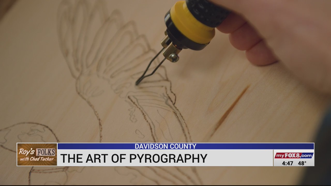Davidson County artist is pyrographer – FOX8 WGHP
