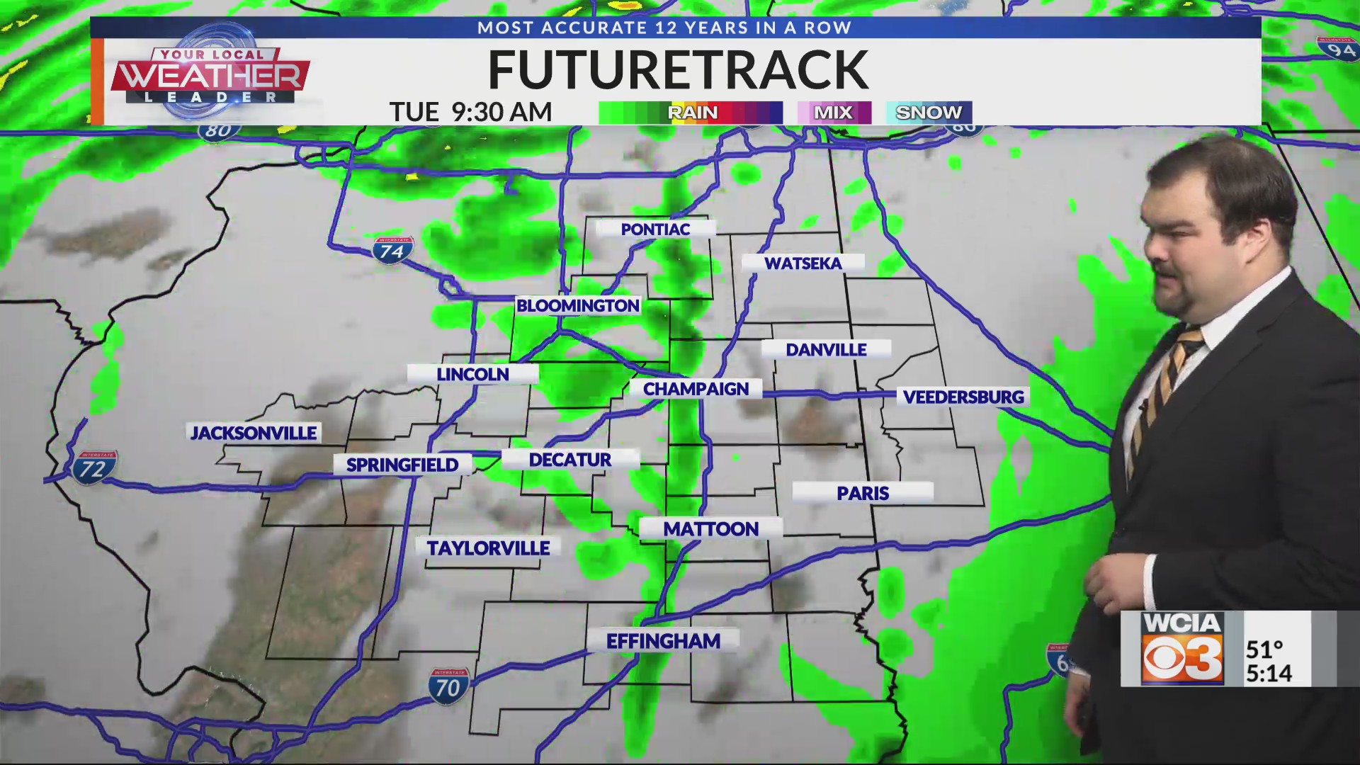 Weather Now: Temps Fall and Rain Comes To A Close for Now – WCIA.com