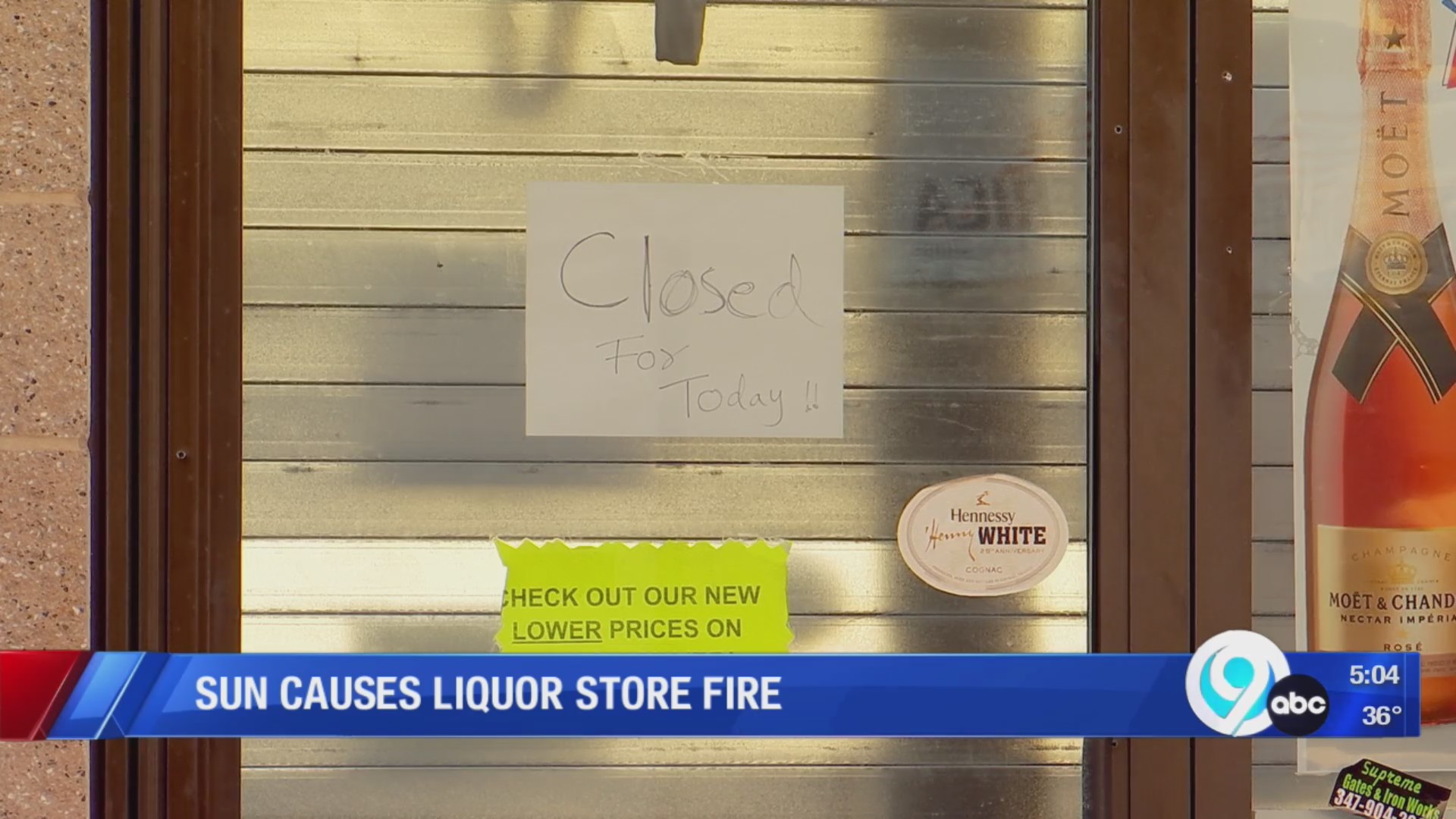 Sun causes liquor store fire – WSYR