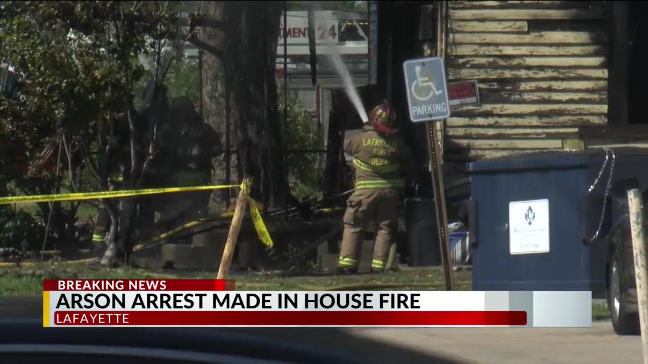 Lafayette house fire damages 3 buildings; arrest made – KLFY.com