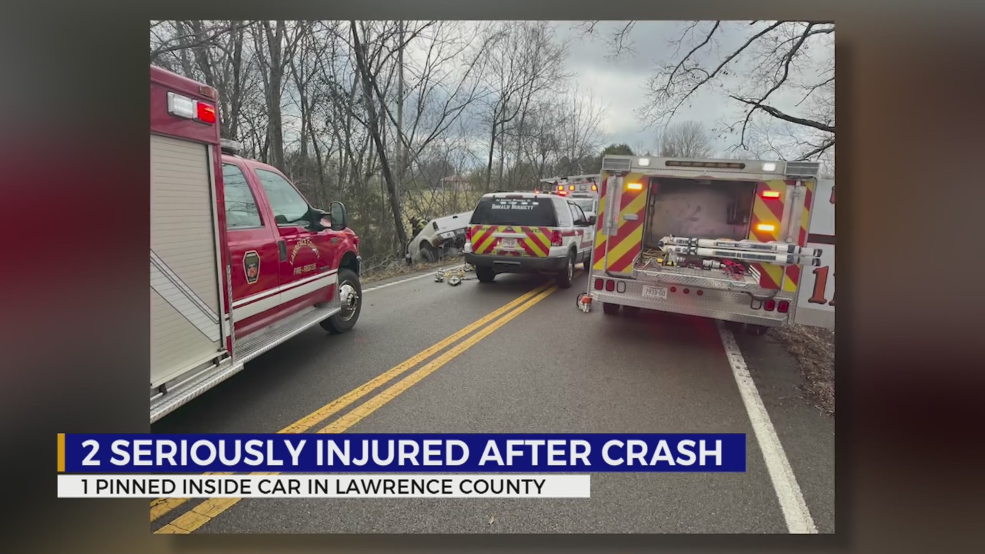 Two flown to hospitals following Lawrence County crash – WKRN News 2