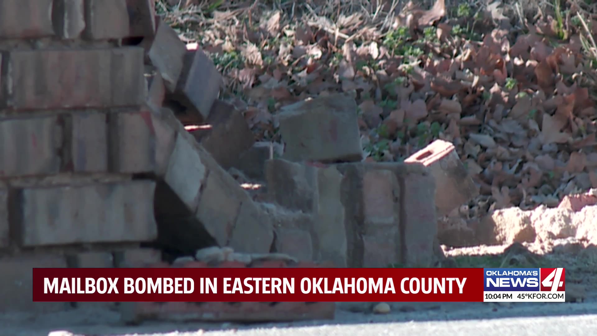 Doorbell camera captures bombing of Oklahoma brick mailbox – KFOR.com ...