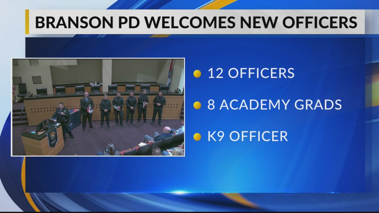 Branson PD holds the largest pinning ceremony in its history – KOLR ...