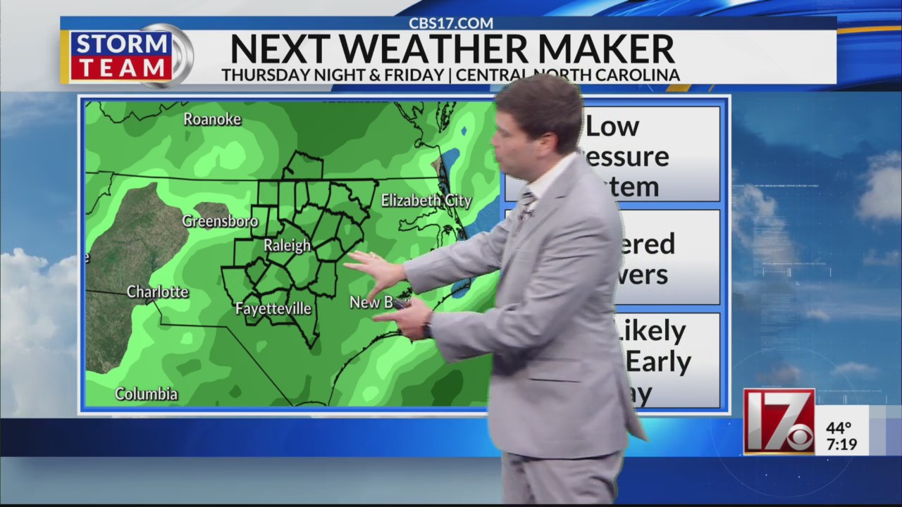 Lance Blocker’s Saturday night weather forecast – CBS17.com