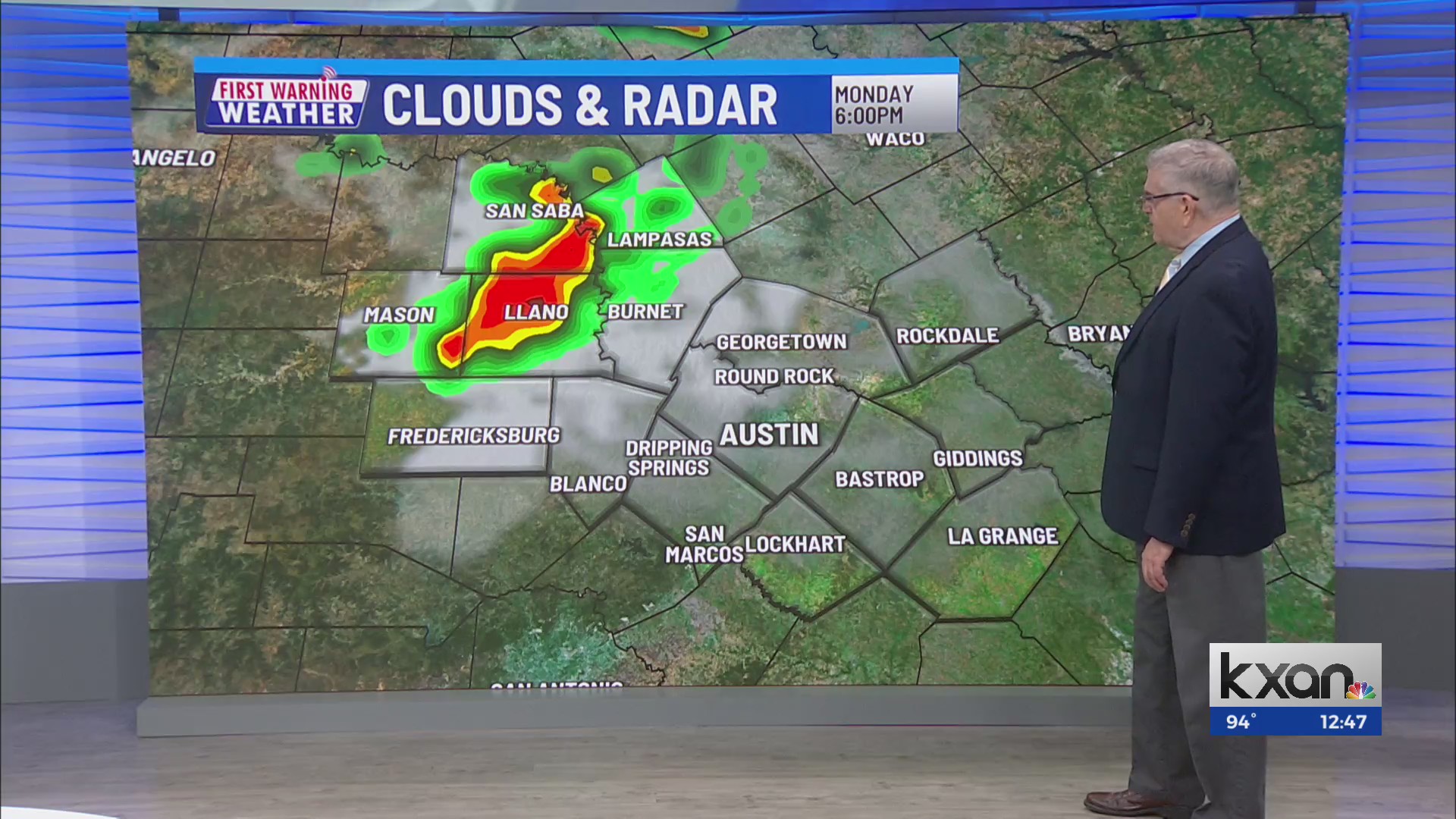 Monday afternoon First Warning Weather – KXAN Austin