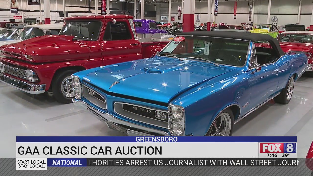 GAA Classic Car Auction happening in Greensboro – FOX8 WGHP