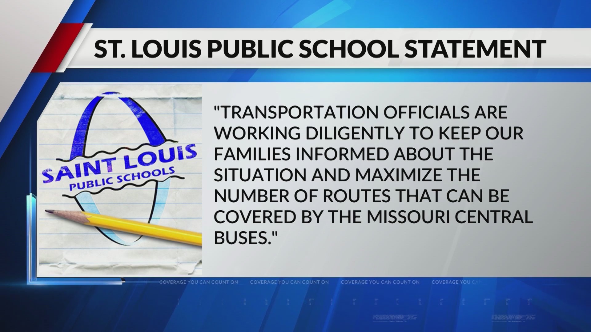 SLPS statement on school bus strike – FOX 2