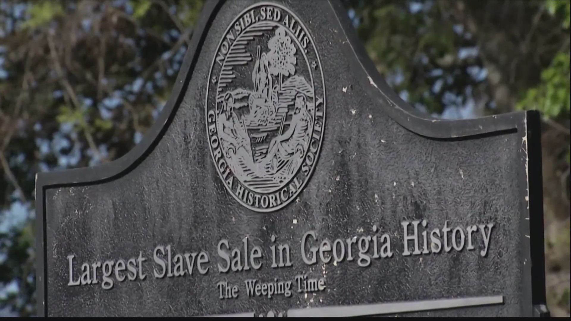 Commemoration of The Weeping Time, the largest recorded sale of slaves ...