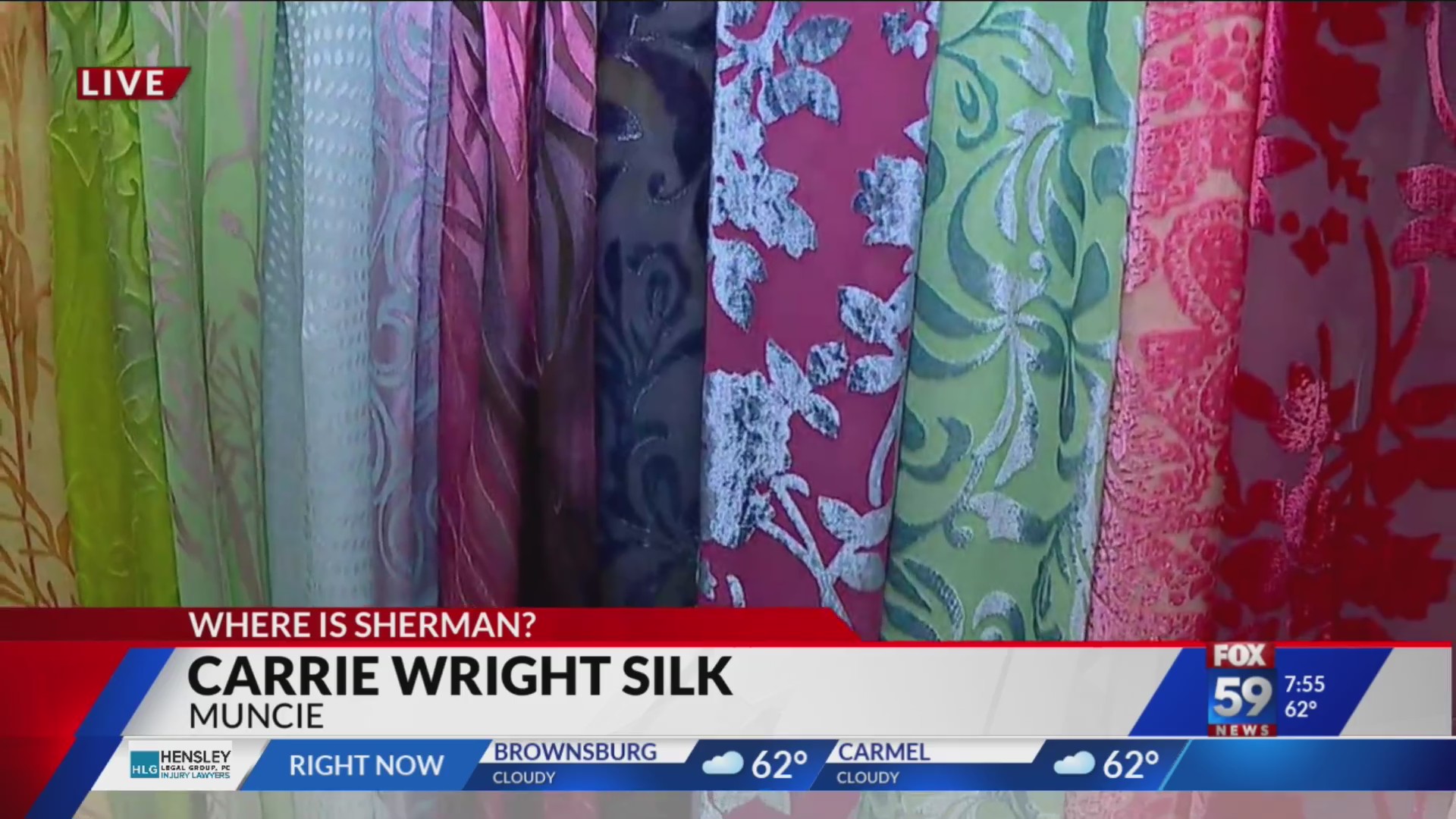 Where is Sherman? Carrie Wright Silk – Fox 59