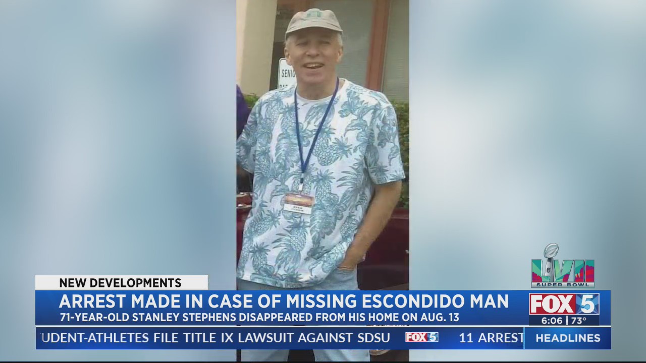 Suspect Arrested In Case Of Missing Escondido Man – FOX 5 San Diego ...