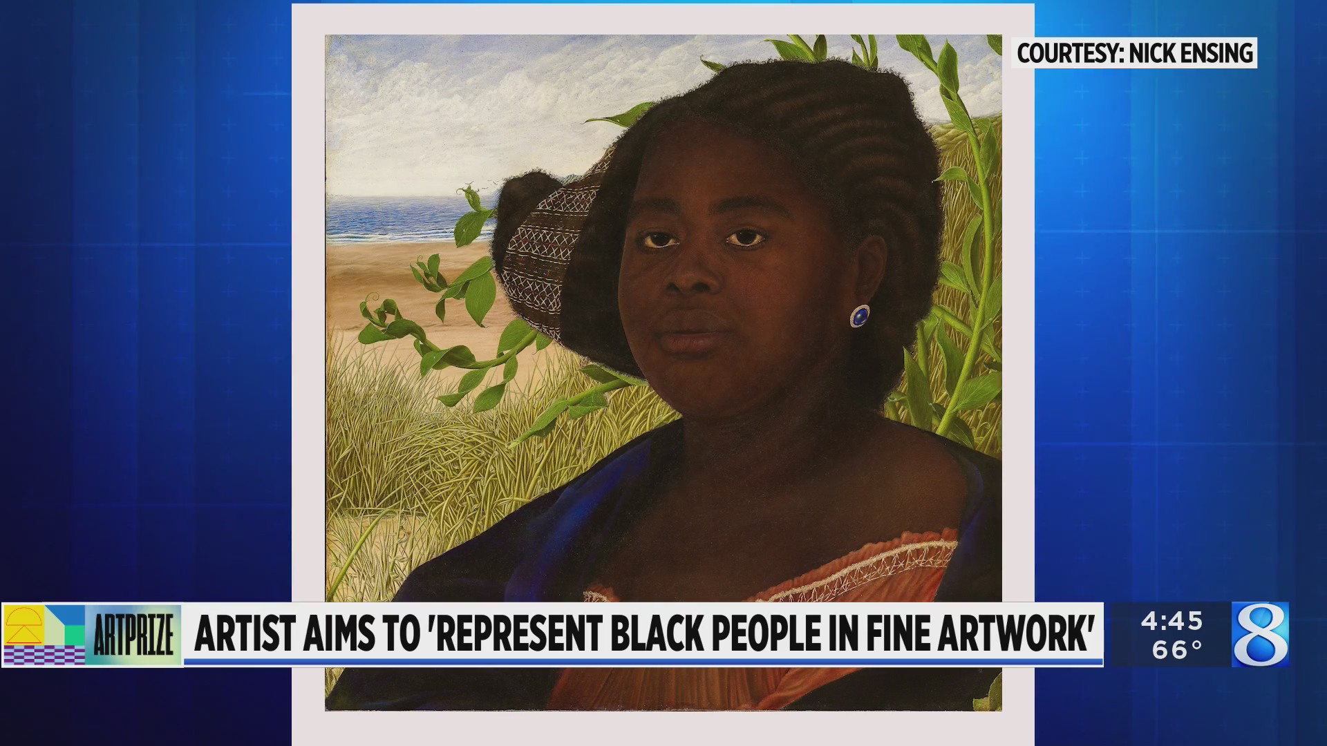 ‘A right to be in this space’: Artist aims to ‘represent Black people ...