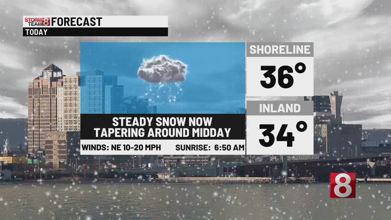 10 a.m. Weather Forecast (2/13) – WTNH.com