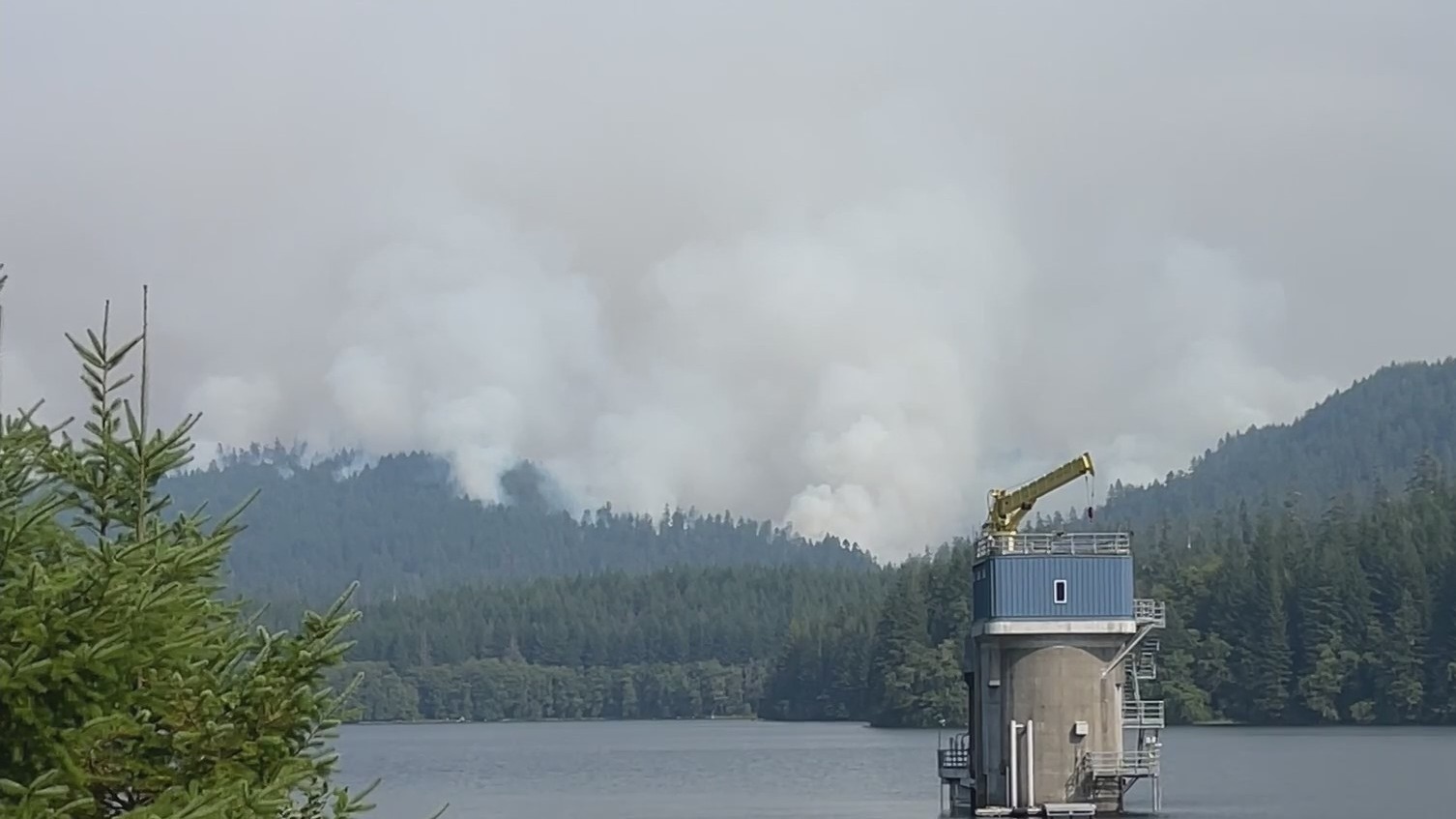 Camp Creek Fire burning nearly 2K acres near Bull Run Reservoir – KOIN.com