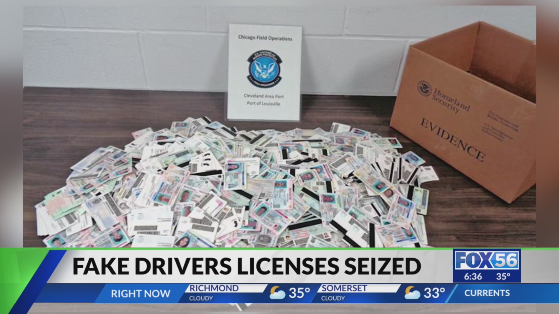 Authorities seize over 1,000 fake IDs at Kentucky airport – FOX 56 News