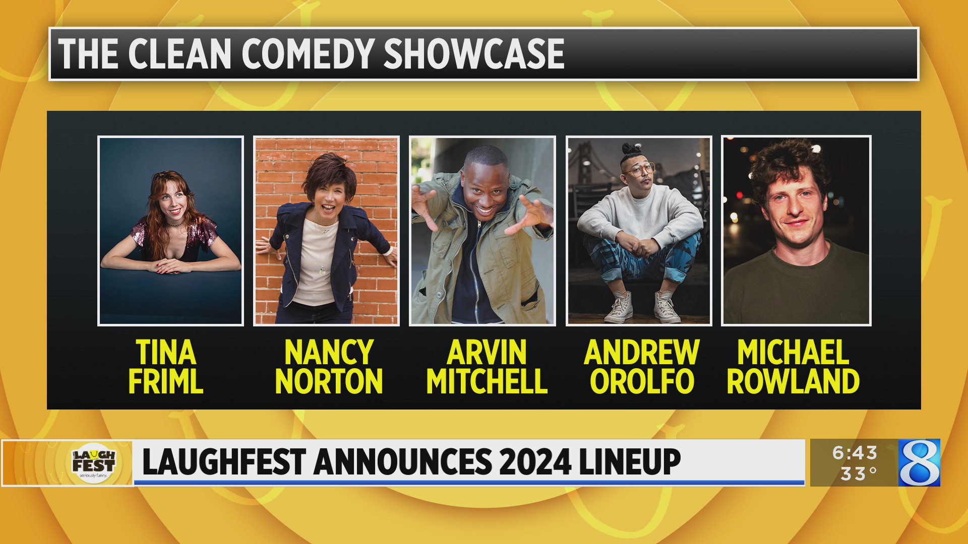 Laughfest announces 2024 lineup – WOODTV.com