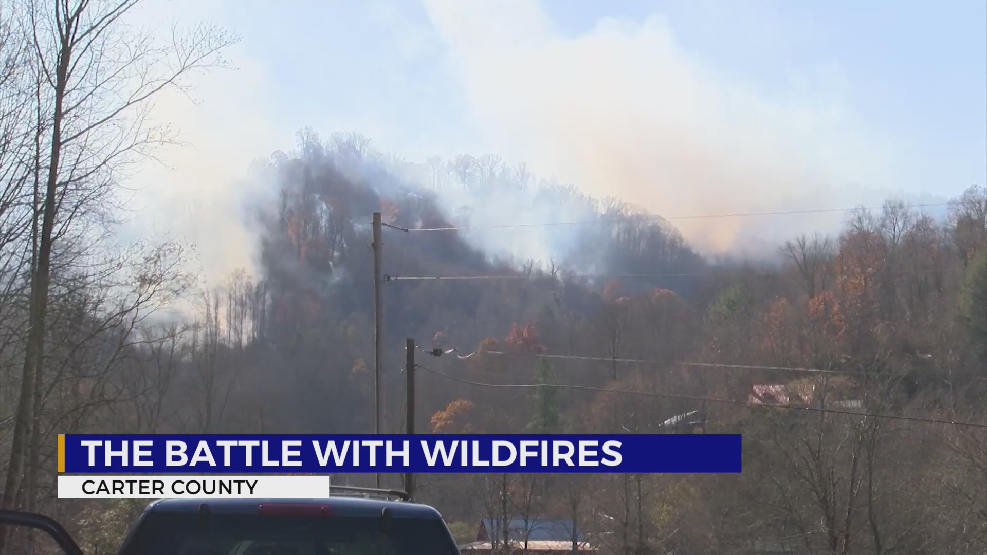 Carter County wildfire 100% contained – WJHL | Tri-Cities News & Weather