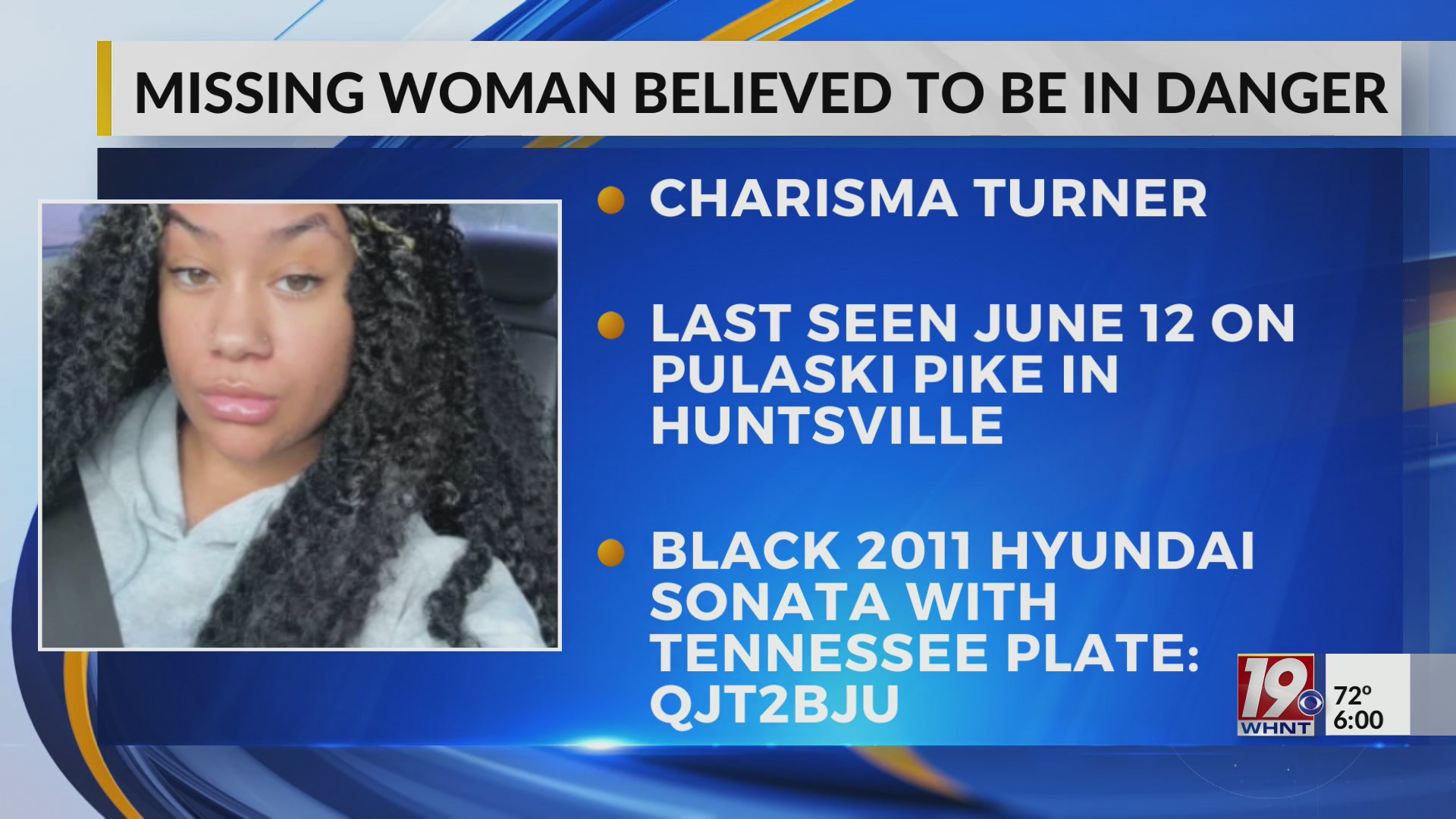 Police Believe Missing Woman May Be in Danger | June 20, 2023 |News 19 ...