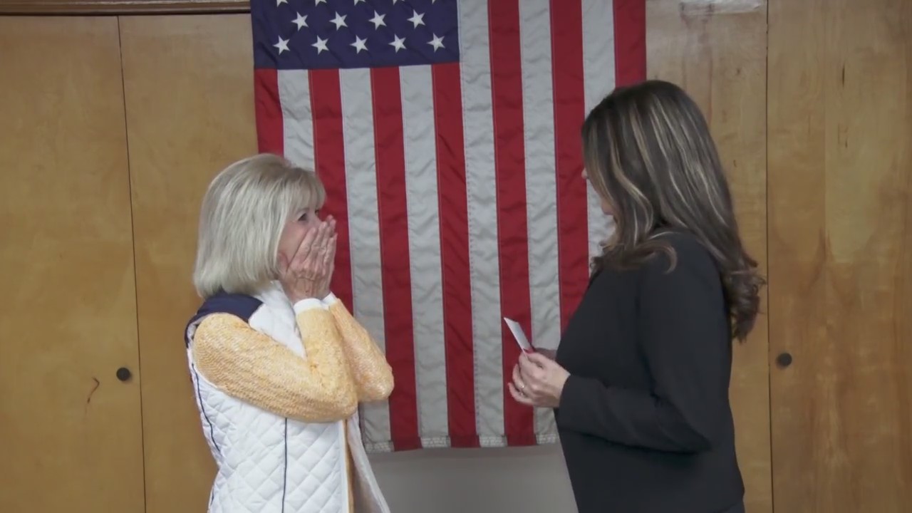 Check presentation for Shirley Weaver, winner of the Remarkable Woman ...