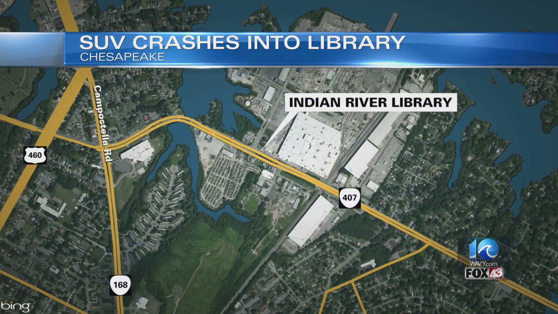 Update: 2 injured in Chesapeake crash, Indian River Library closed ...