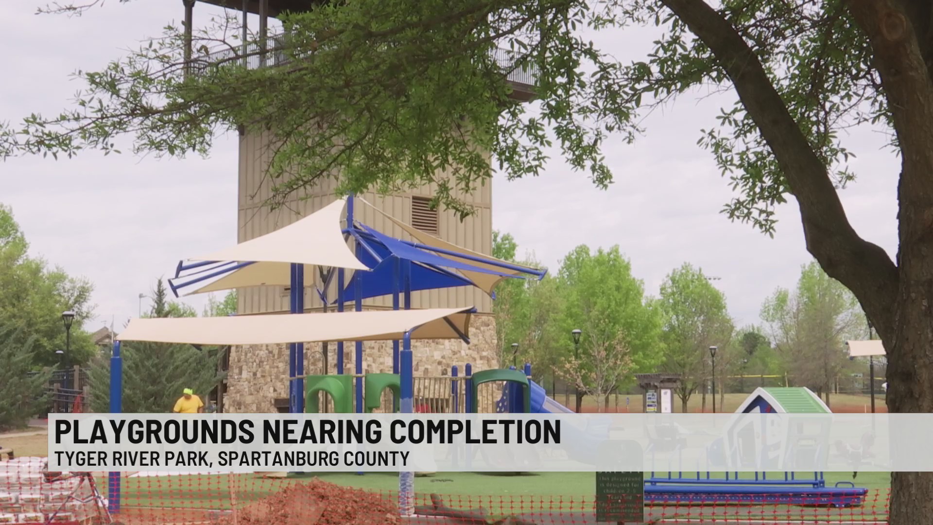 Tyger River Park playgrounds nearing completion – WSPA 7NEWS